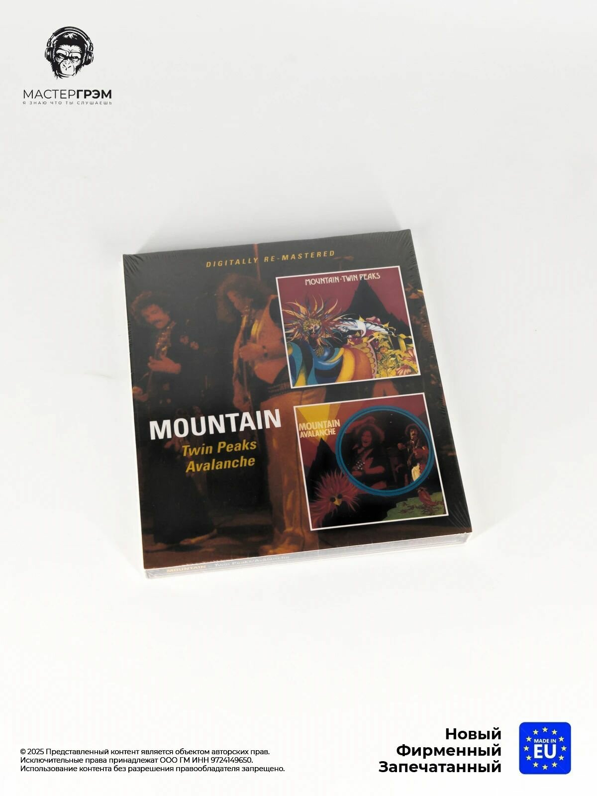 CD диск Mountain - Twin Peaks/ Avalanche (2CD) 2011, Jewel case