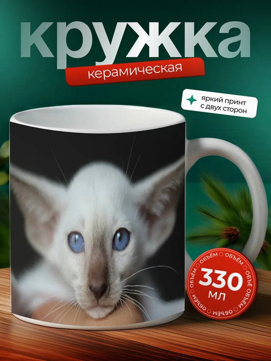 Кружка Ориентальная короткошерстная кошка 44,