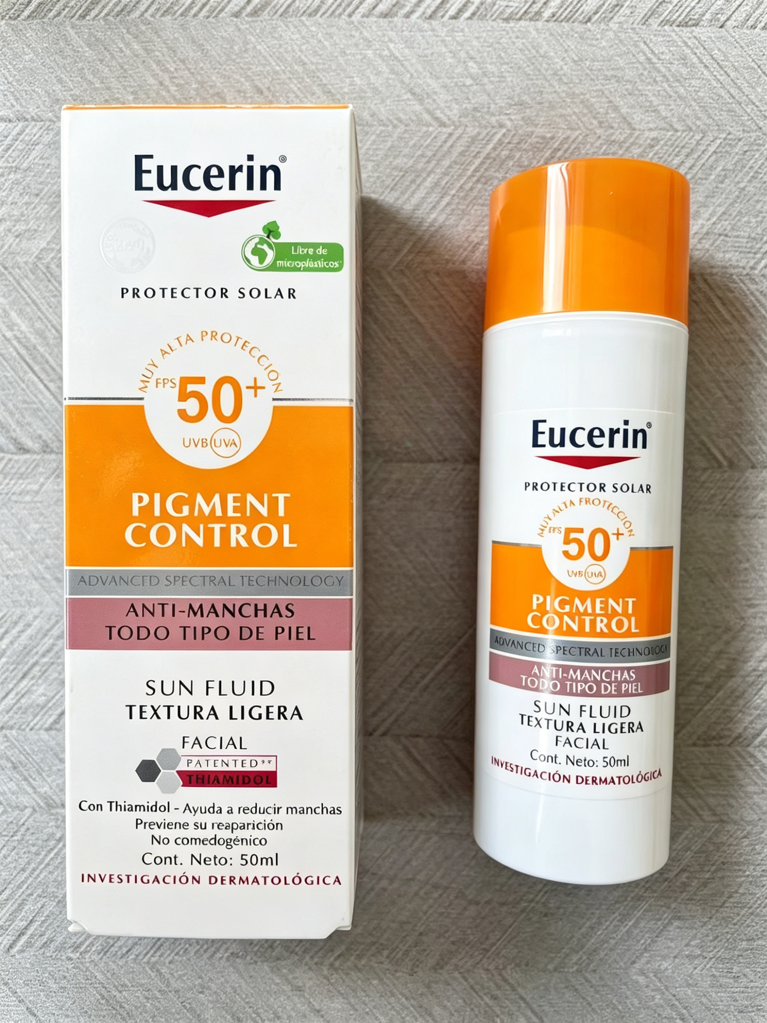 Солнцезащитный флюид Eucerin, против пигментации SPF 50+, 50 мл