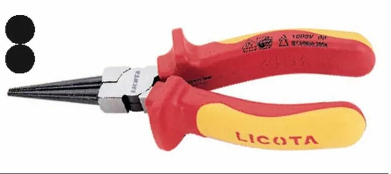 Круглогубцы VDE 1000V 160 мм Licota APT-37008