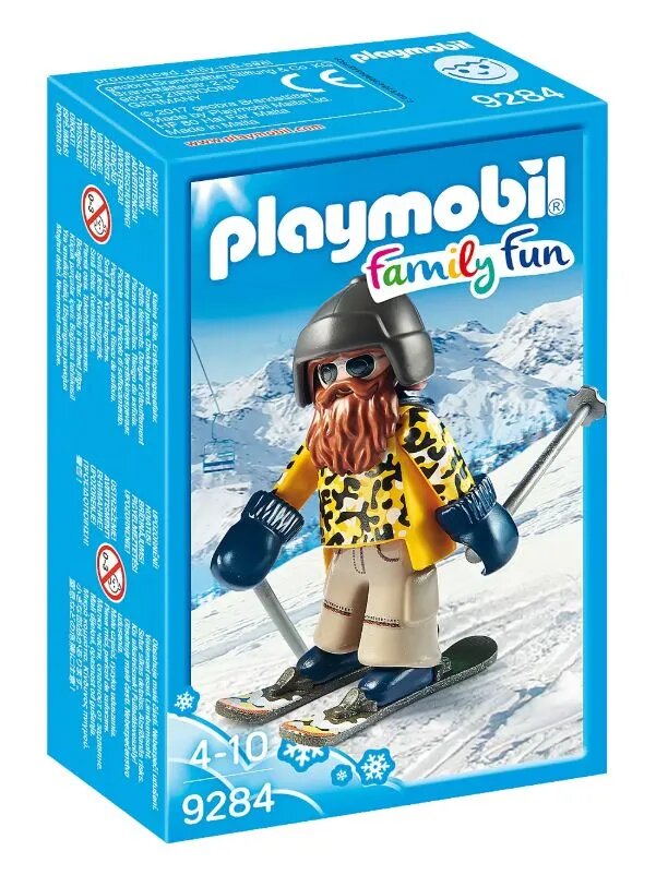 Playmobil-Мир Моби: Лыжники, носящие снегоступы-9284