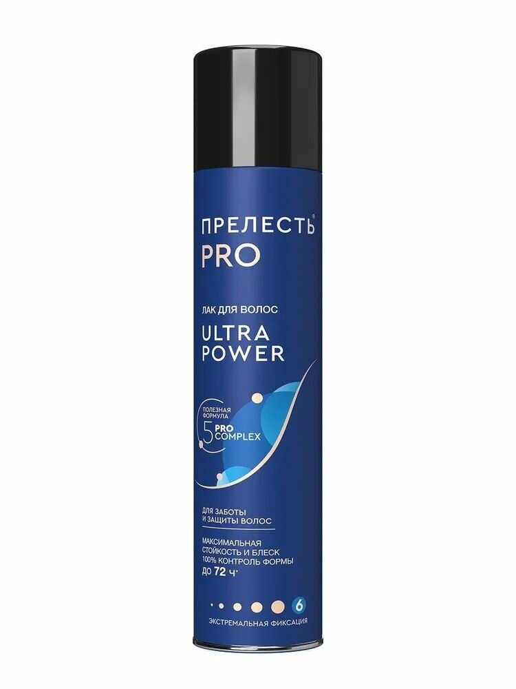 Прелесть Professional Ultra Power Лак для волос 225 мл