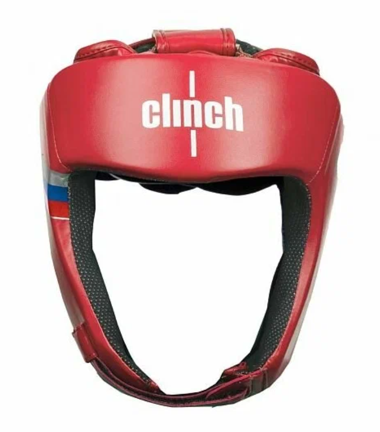 Шлем боксерский Clinch Olimp Dual красный (размер L) C113