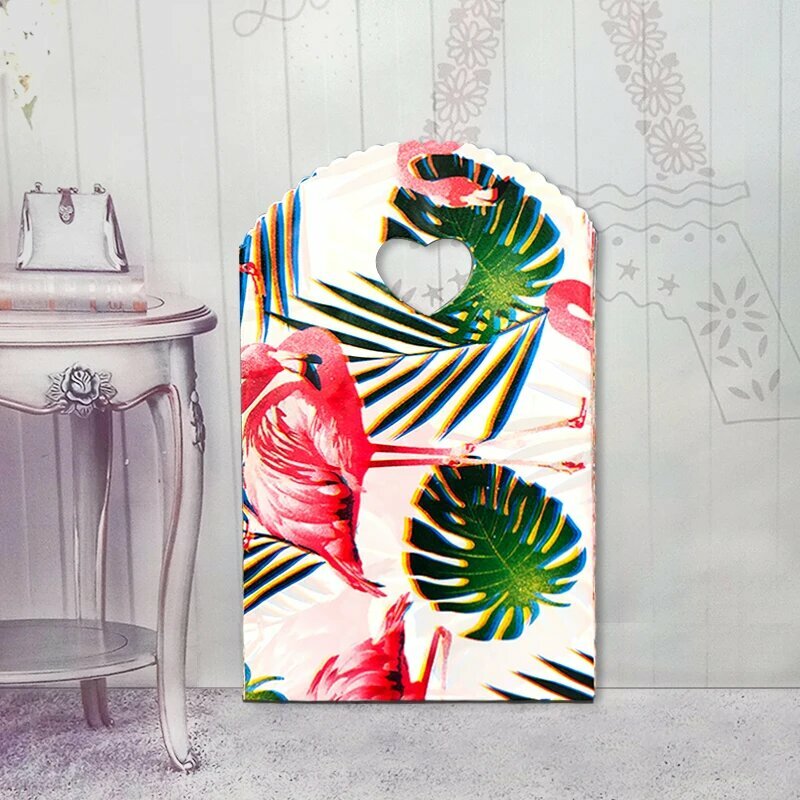 Подарочный пакет Flamingo 9x15 см, 50 шт