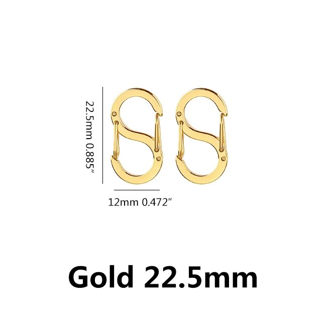 Заключения из нержавеющей стали LIEBE ENGEL Gold 22.5mm