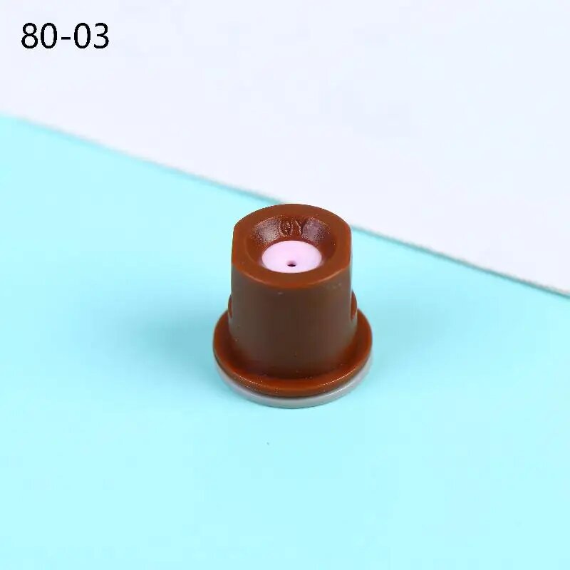 Форсунка для опрыскивателя 80° керамическая анти-капля Коричневый, Brown