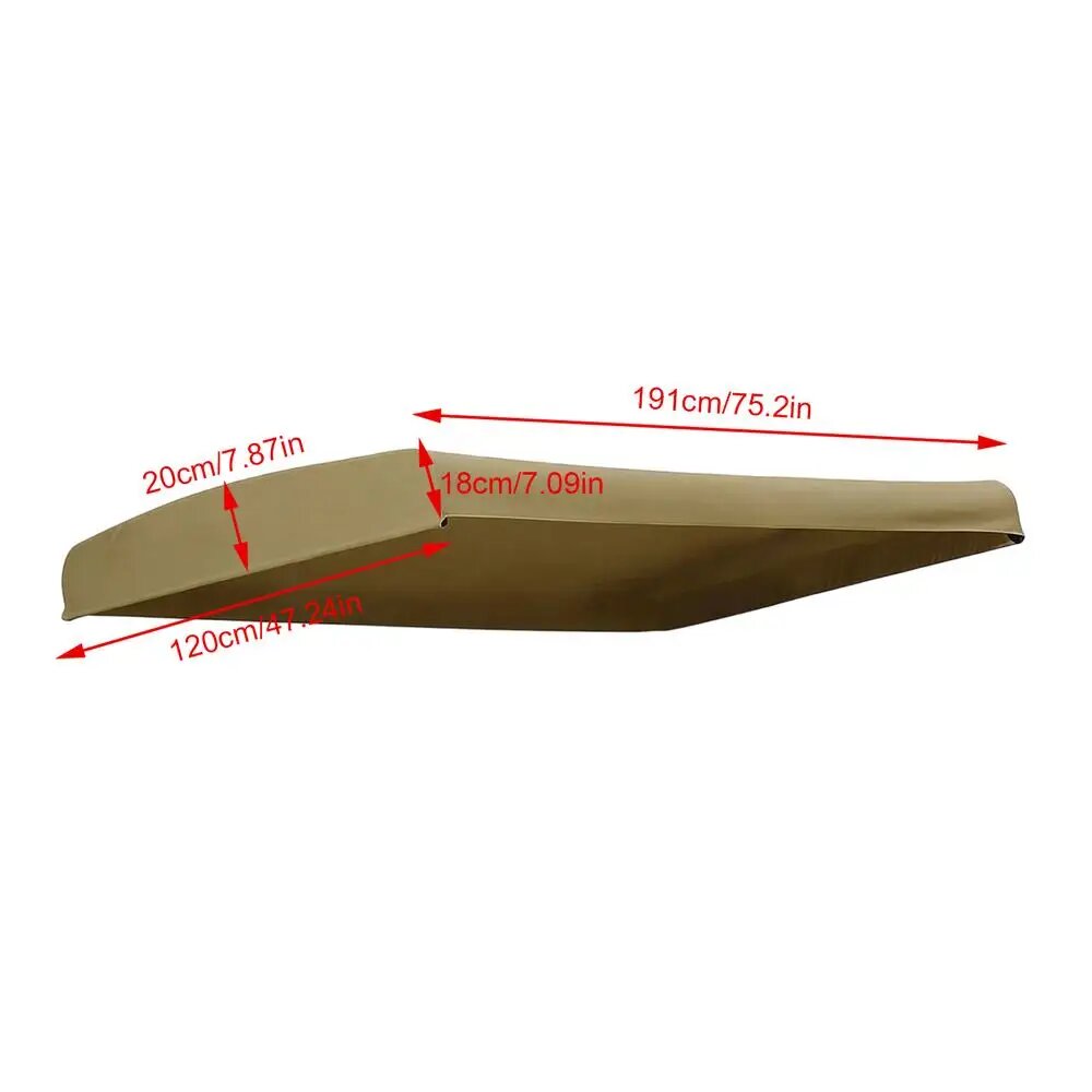 Тент-навес для качелей 75x47 дюймов Khaki