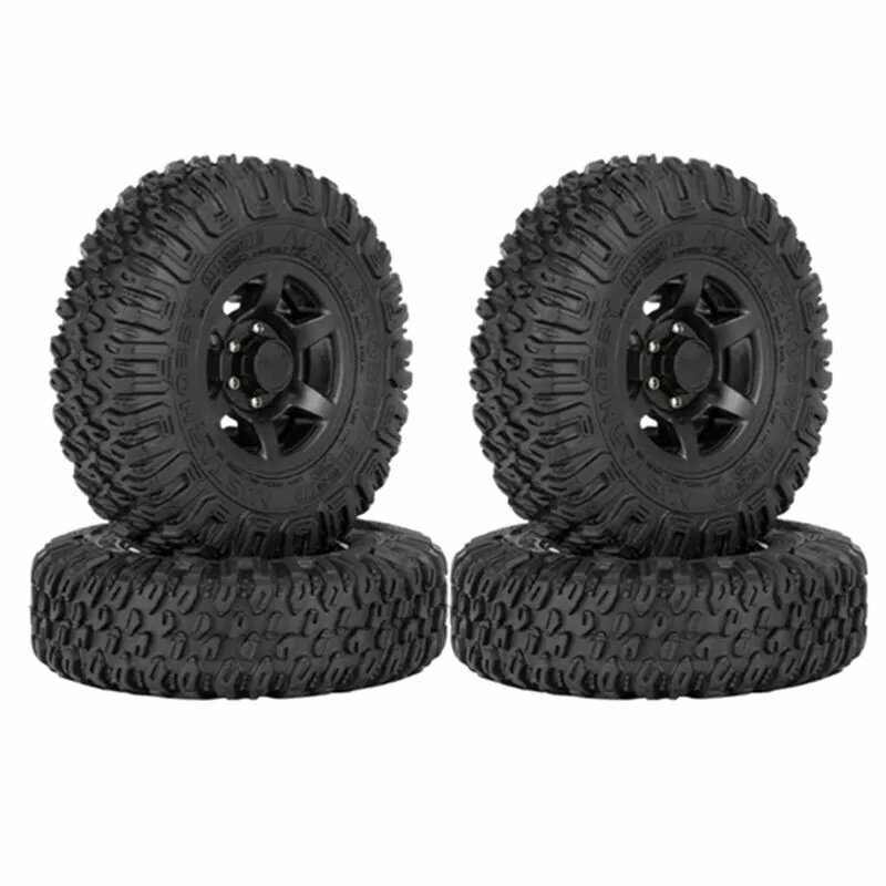 4 шт. 85 мм 1 55дюймовые колесные диски Бидлок комплект шин для 1 10 RC Crawler Car Axial Yeti Jr RC4WD D90 TF2 Tamiya CC01 ч