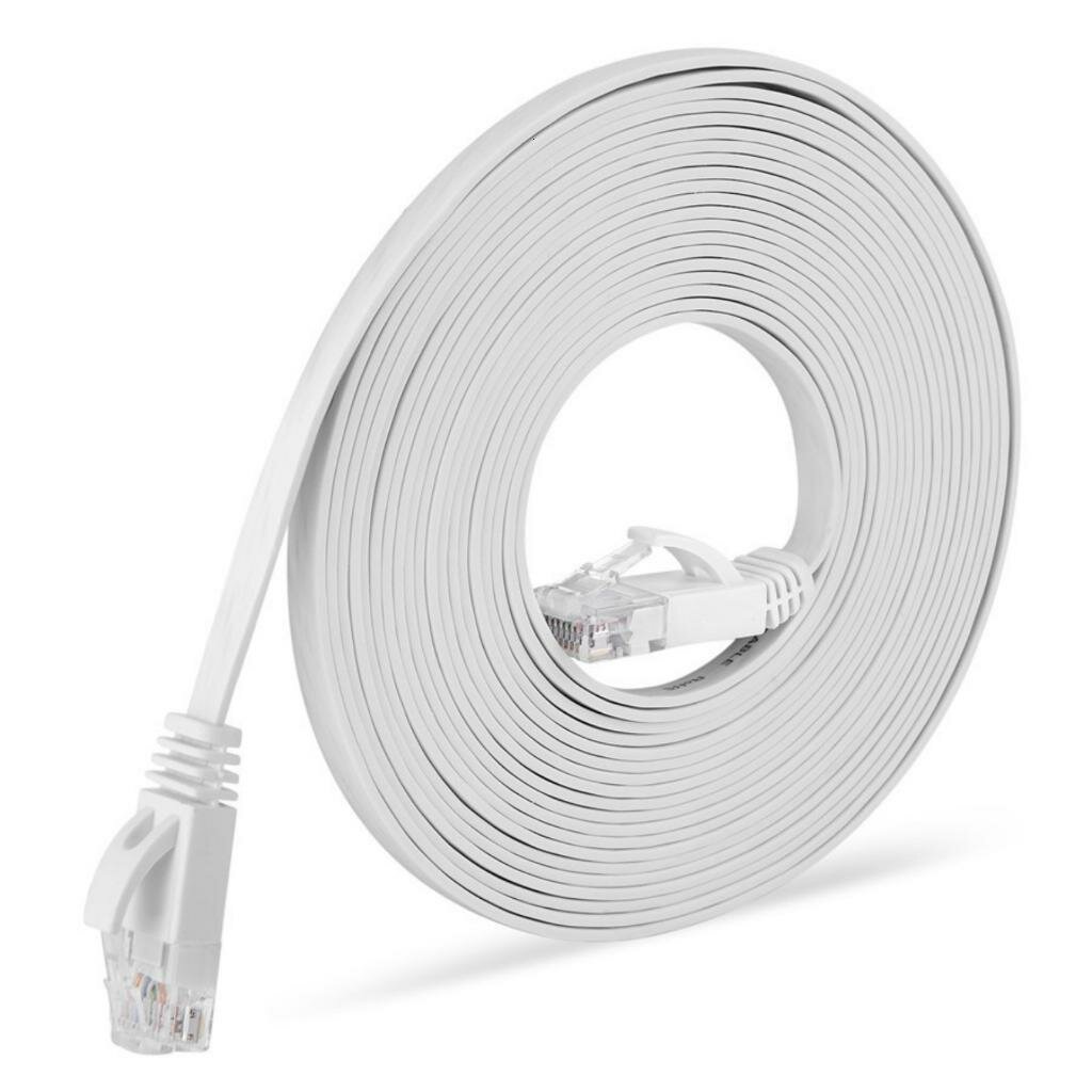 Кабель Ethernet Cat6, Белый - 20m