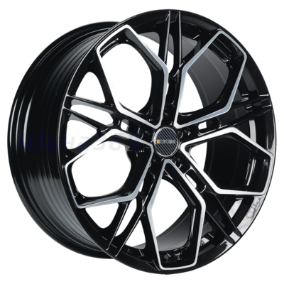 Литой колесный диск INCH FA8534 8,5x20/5x114,3 ET42 D67,1 Gloss Black Machined Face (ZJH) FlowForming