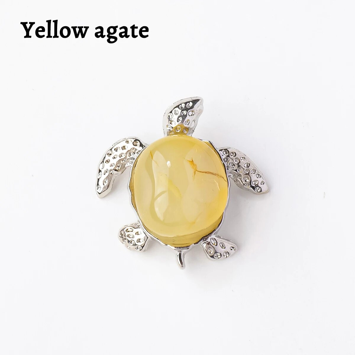 Статуя черепахи из камня Runyangshi yellow agate