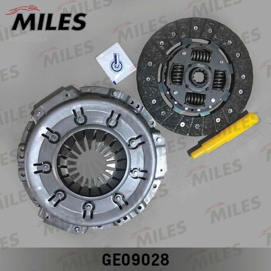 Сцепление к-т UAZ 469/HUNTER/PATRIOT 2.7 ZMZ-409 без подшипника MILES GE09028
