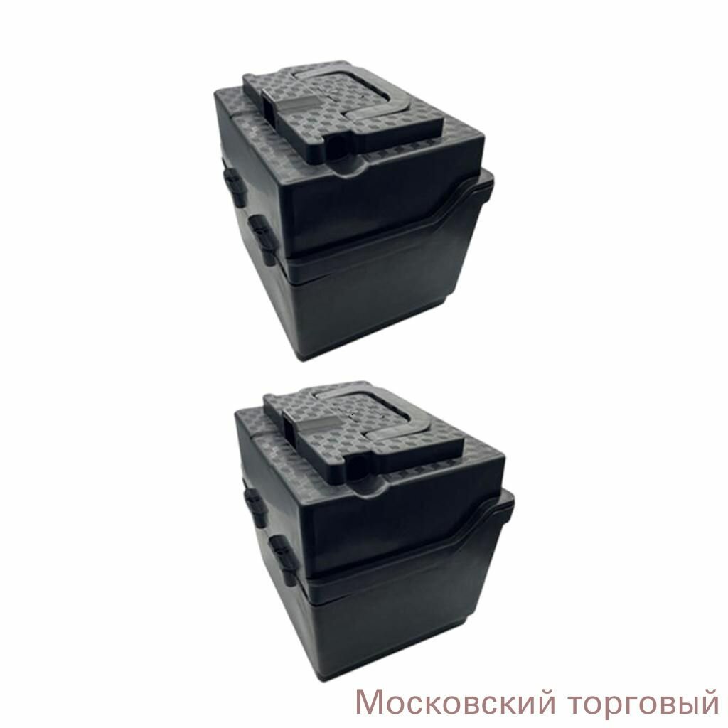 Бокс для батареек, черный, 5AG500204-BK_QCJ
