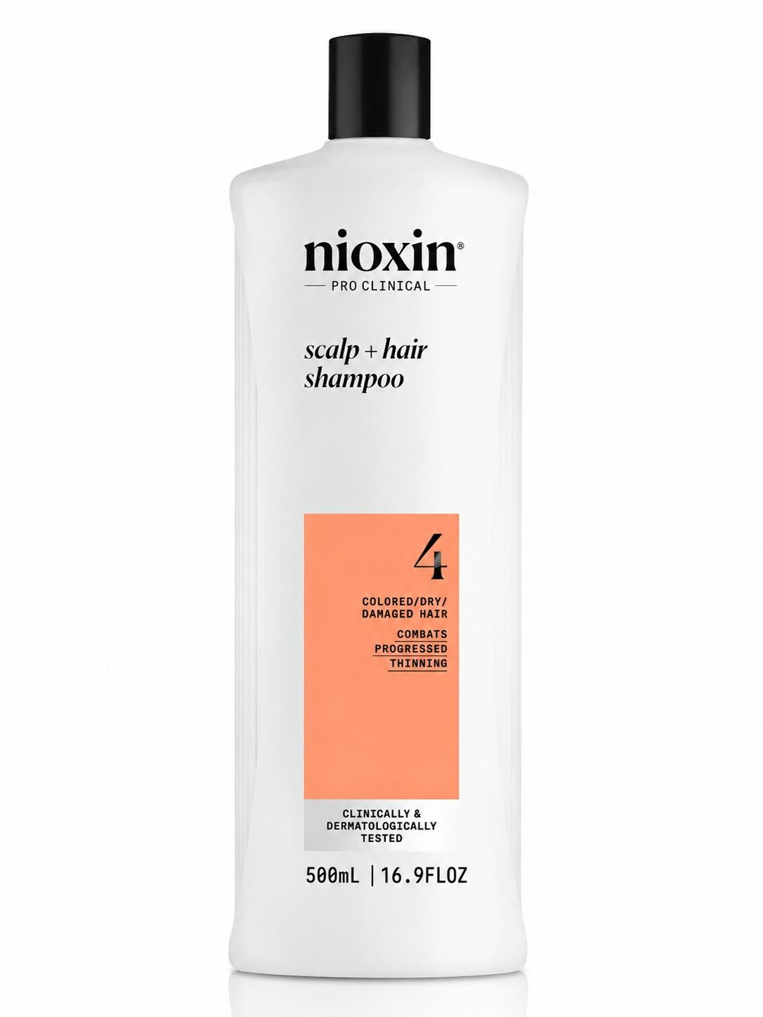 Nioxin - System 4 Scalp + Hair Shampoo, Шампунь для окрашенных и редеющих волос, 500 мл