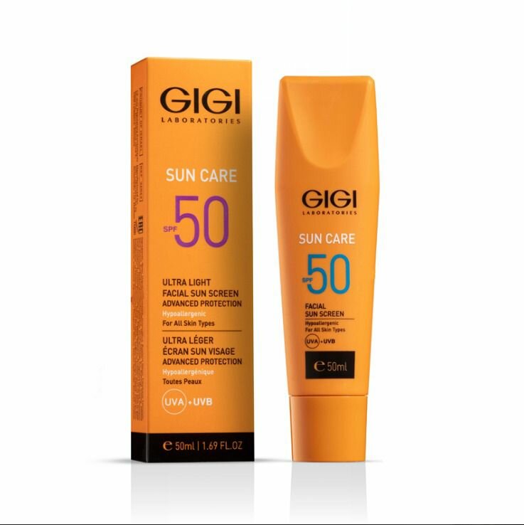 GiGi Sun Care Ultra Light Spf 50 / Легкая Эмульсия Увлаж Защитн Spf50, 50мл