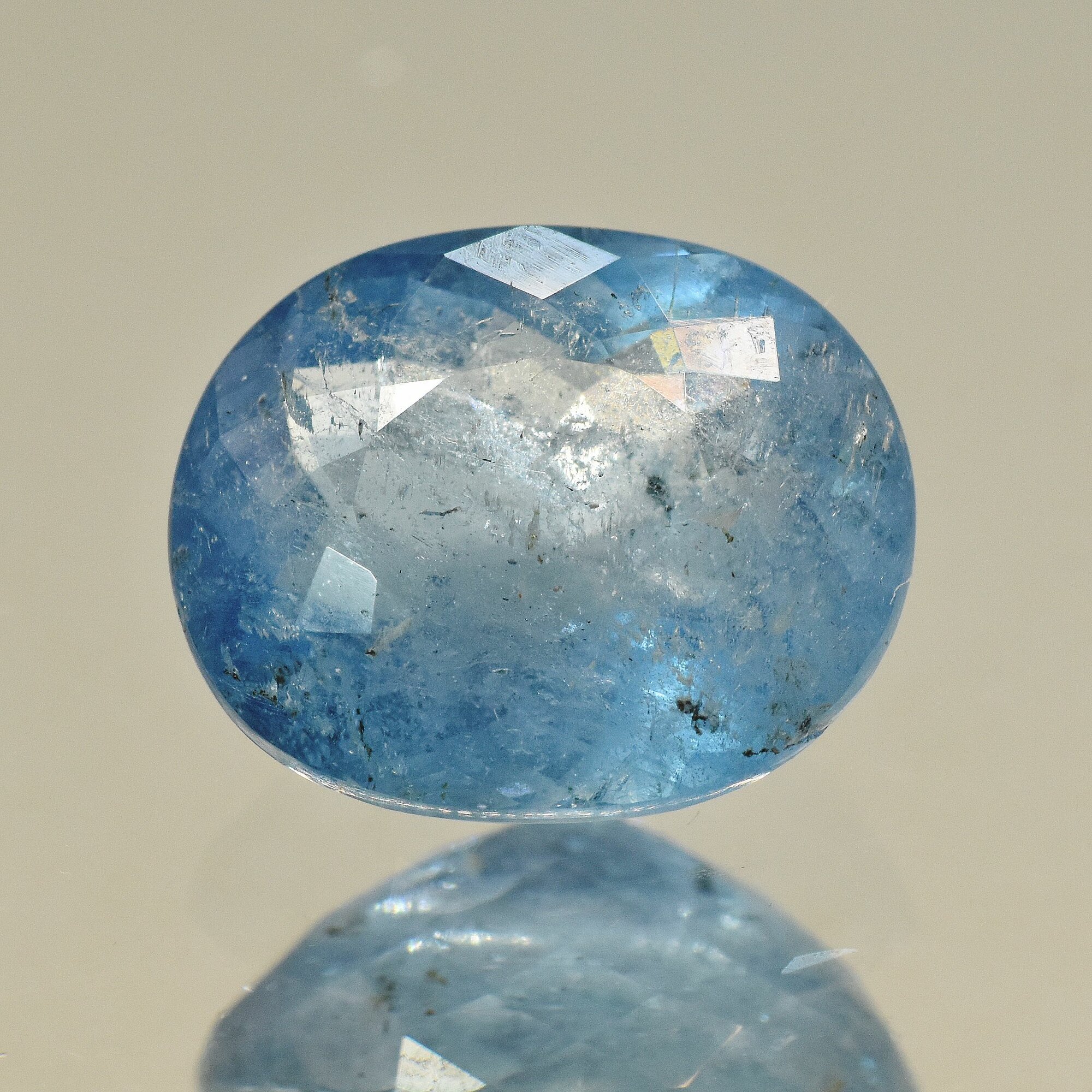 Аквамарин 4.51ct. Овал (Мозамбик)