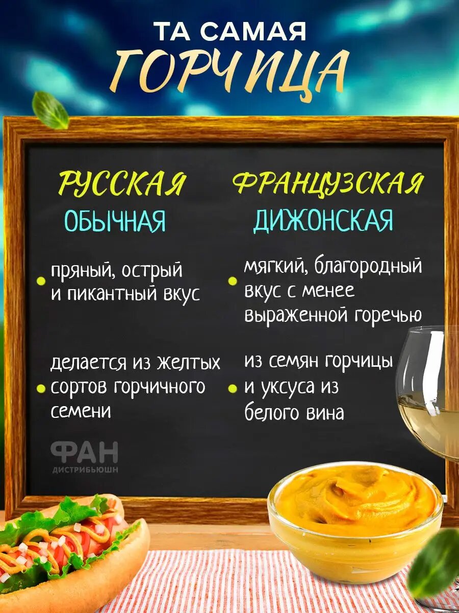 Горчица дижонская Chatel FUNTASY 370 г приправа соус — фото 1