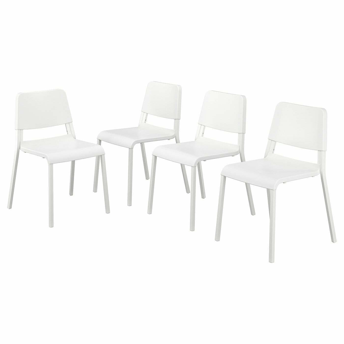 Стул ikea teodores, белый 193.998.39