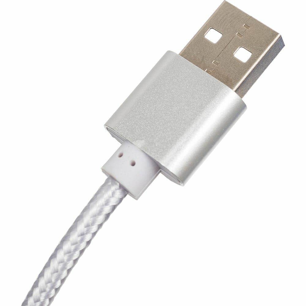 Кабель ENERGY ET-29-2 USB/Type-C, серебро 104112 — фото 1