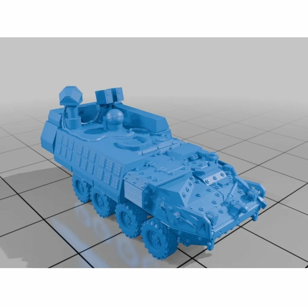 Guardian Directed Energy DE M-SHORAD. Масштабная модель 1:72.