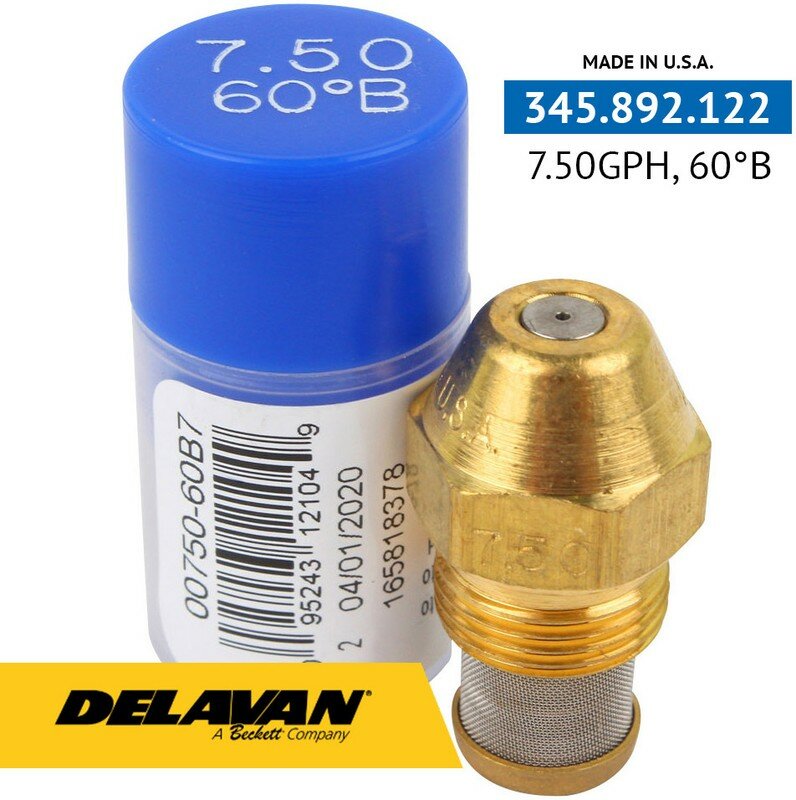 Топливная форсунка Delavan 7.50GPH, 60B (7) 00750-60B7
