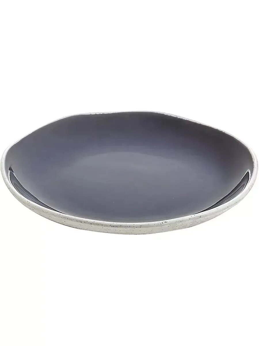 Тарелка мелкая ARCOROC Rocaleo Grey круглая, 16 см