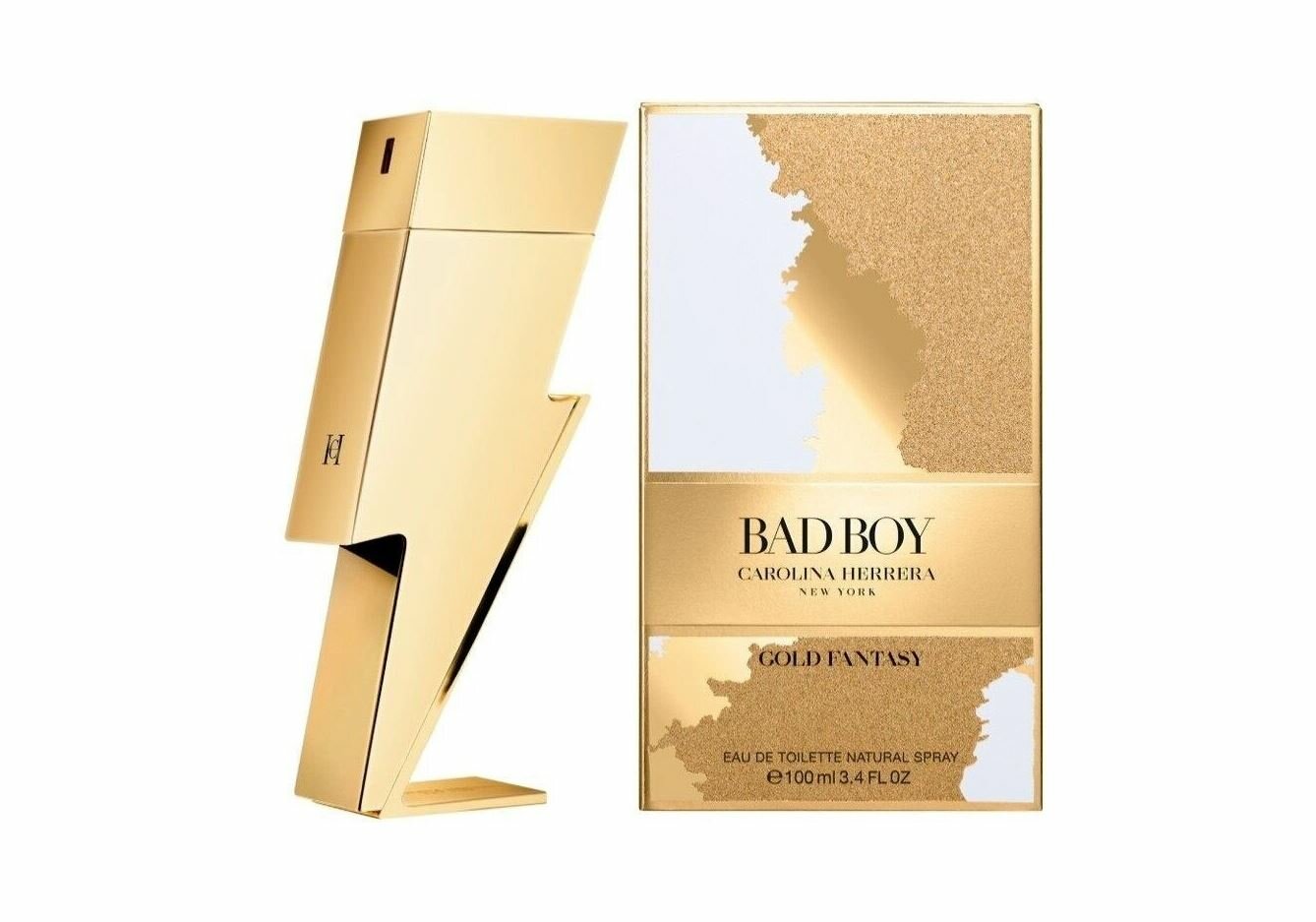 Туалетная вода Carolina Herrera Bad Boy Gold Fantasy 100 мл, восточные