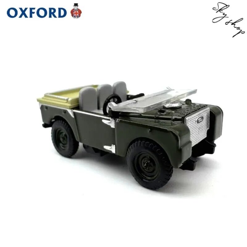 Машинка OXFORD 1:76 Land Rover Military модельки машин металлические