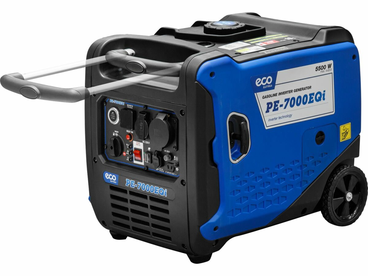 Электростанция генератор инверторный бензиновый ECO PE-7000EQi (EC1710-8)