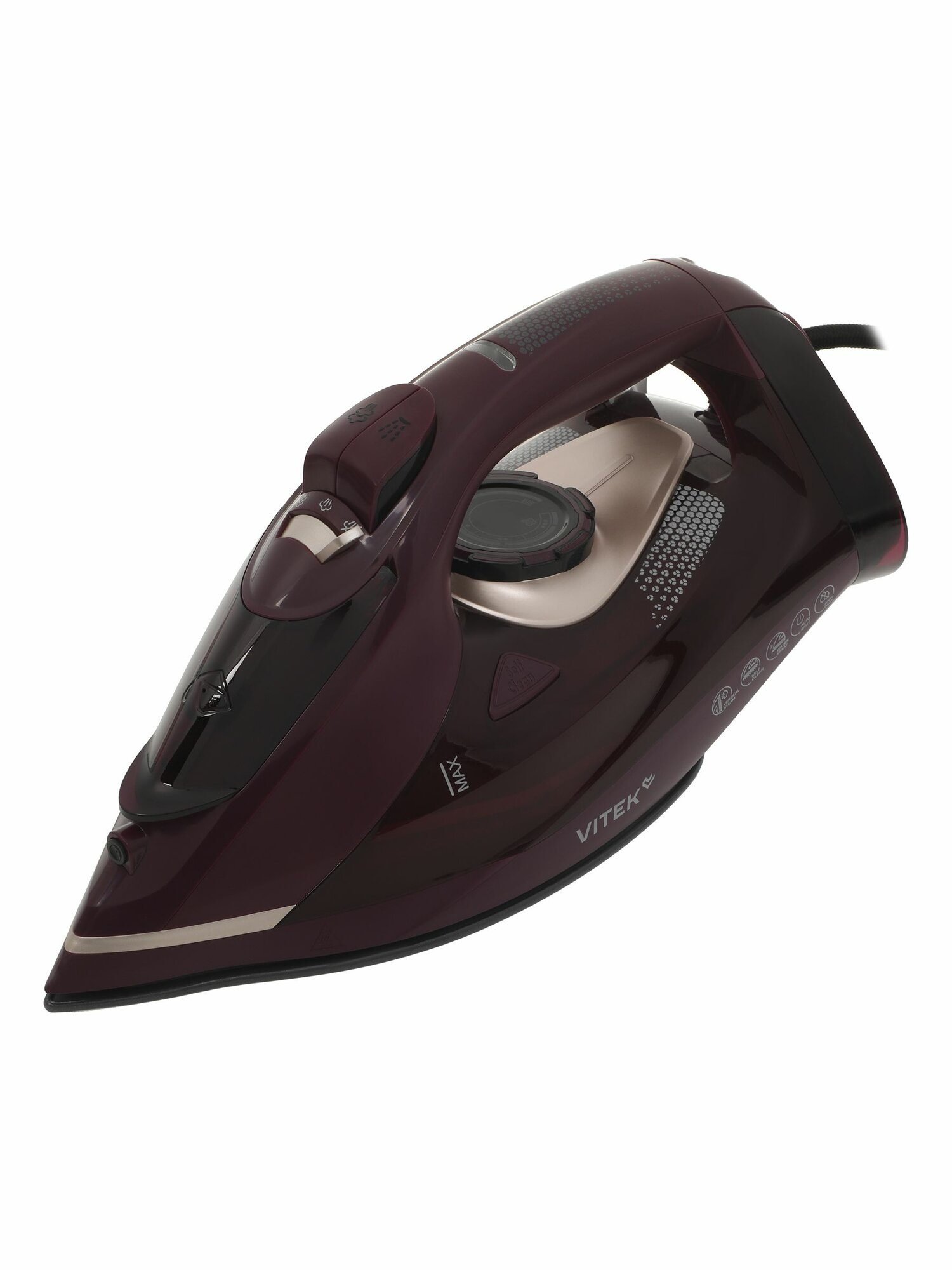 Утюг Vitek VT-IRN1204 3400Вт, бордовый