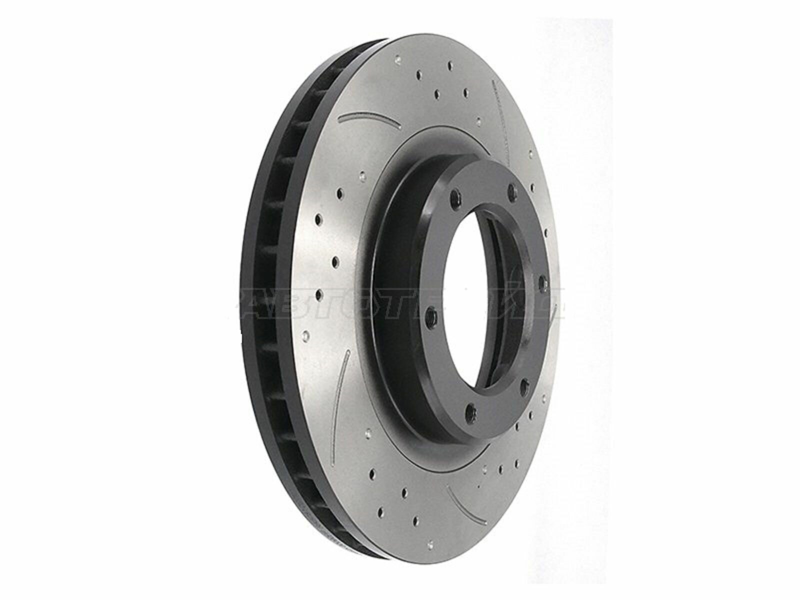 Комплект дисков тормозных передний перфорированные TOYOTA Land Cruiser 80 92-98, Lexus LX450 95-98