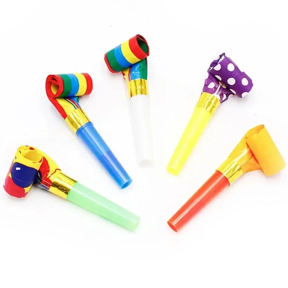 Свистки для вечеринки из пластика Random Color 20pcs