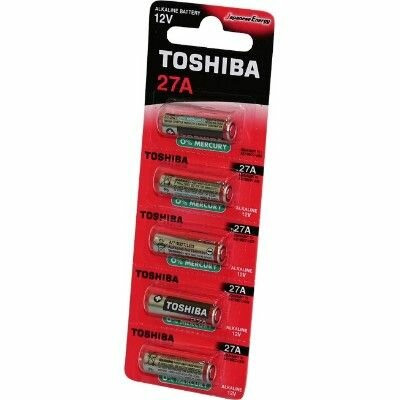 Батарейки TOSHIBA 27ABP5C (5шт) 27A 12V