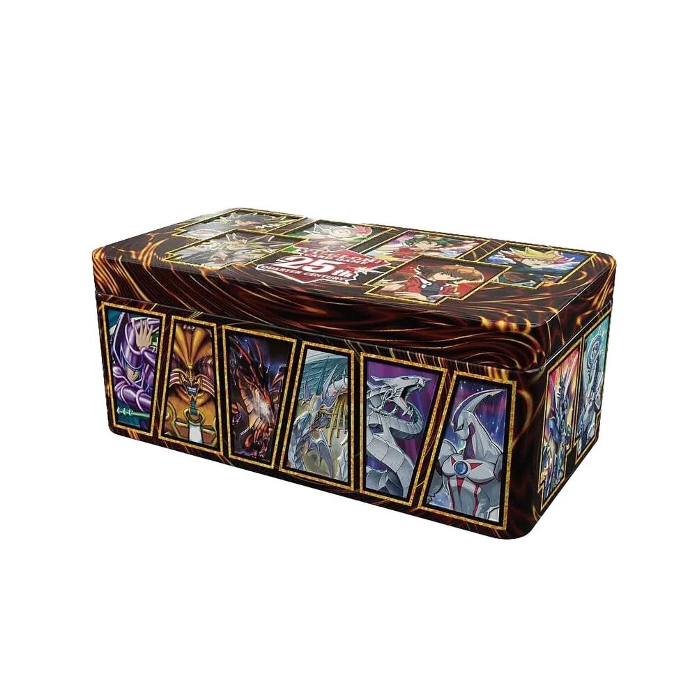 Yu-Gi-Oh! набор карт 25th Anniversary Tin: Dueling Heroes, английский язык, коллекционное металлическое издание, подарочный набор для дуэлянтов, лимитированный выпуск