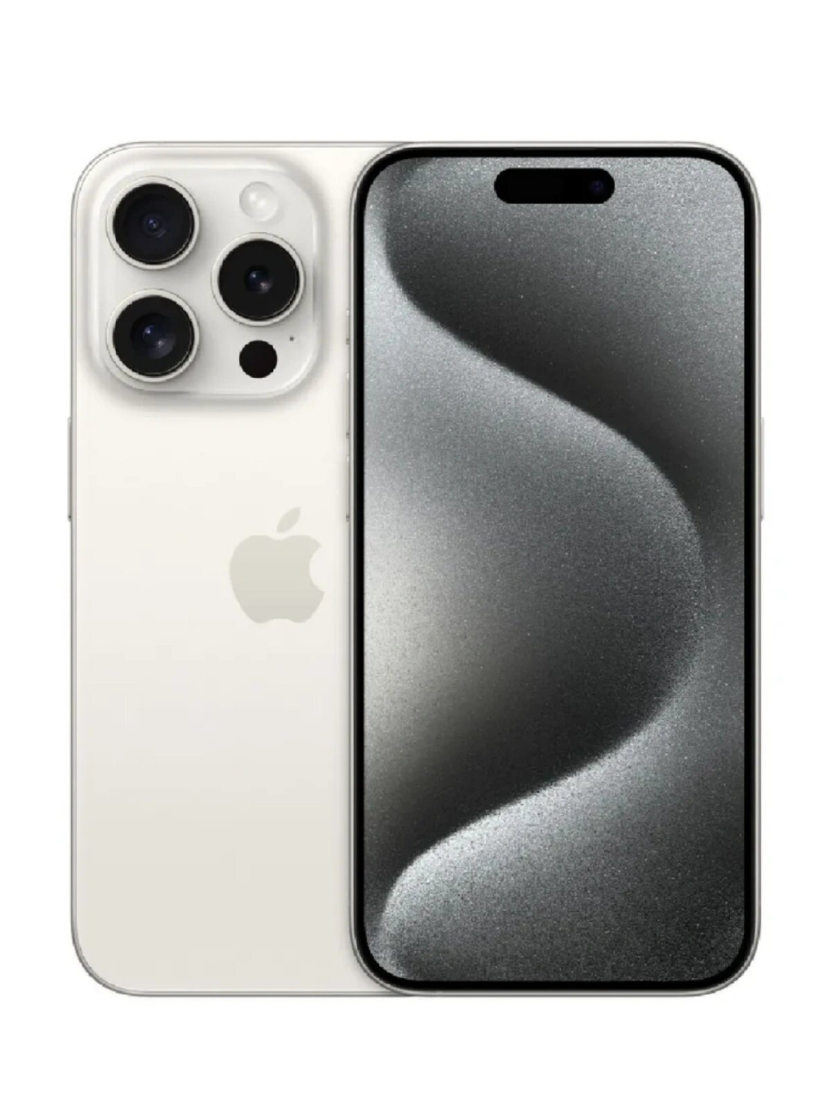 Смартфон Apple iPhone 15 Pro Max 256 ГБ, титановый корпус, чип A17 Pro, камера 48 Мп белый（White）