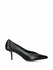 Туфли Max Mara Pointed-toe leather kitten pumps, размер 36