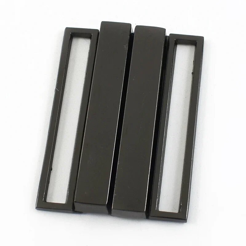 Металлические пряжки Meetee 50 мм 2/5 шт. 50mm-2Pcs, BD439-GunBlack