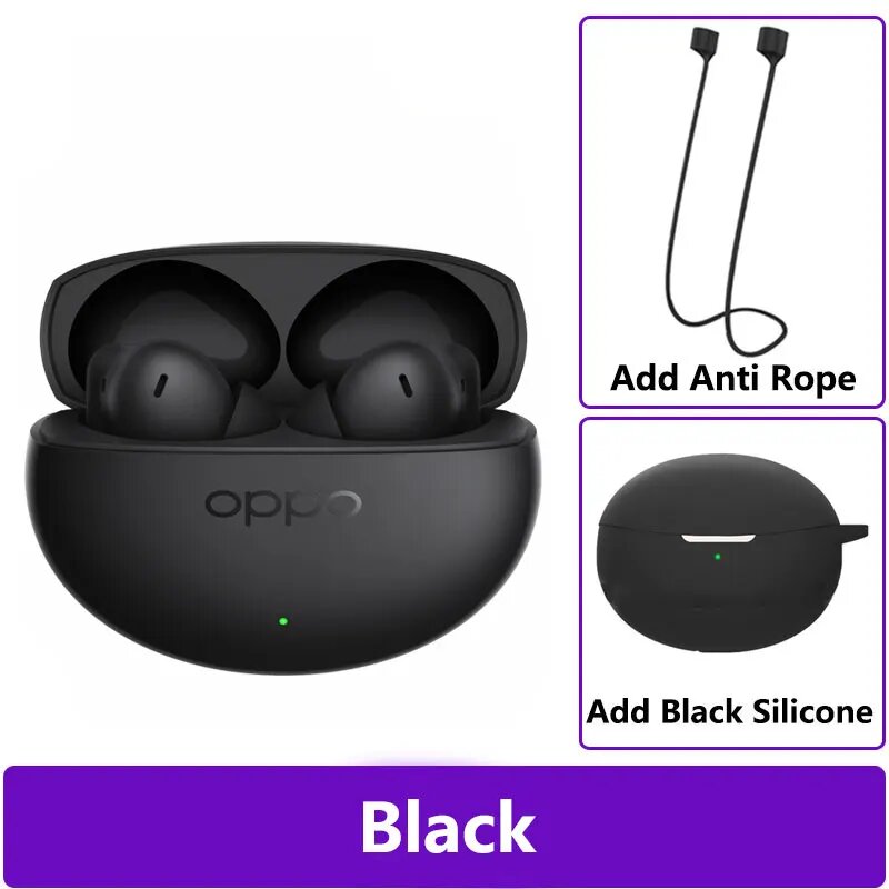 OPPO Enco Air 5 Pro TWS Bluetooth наушники Черный, Black n Black Case