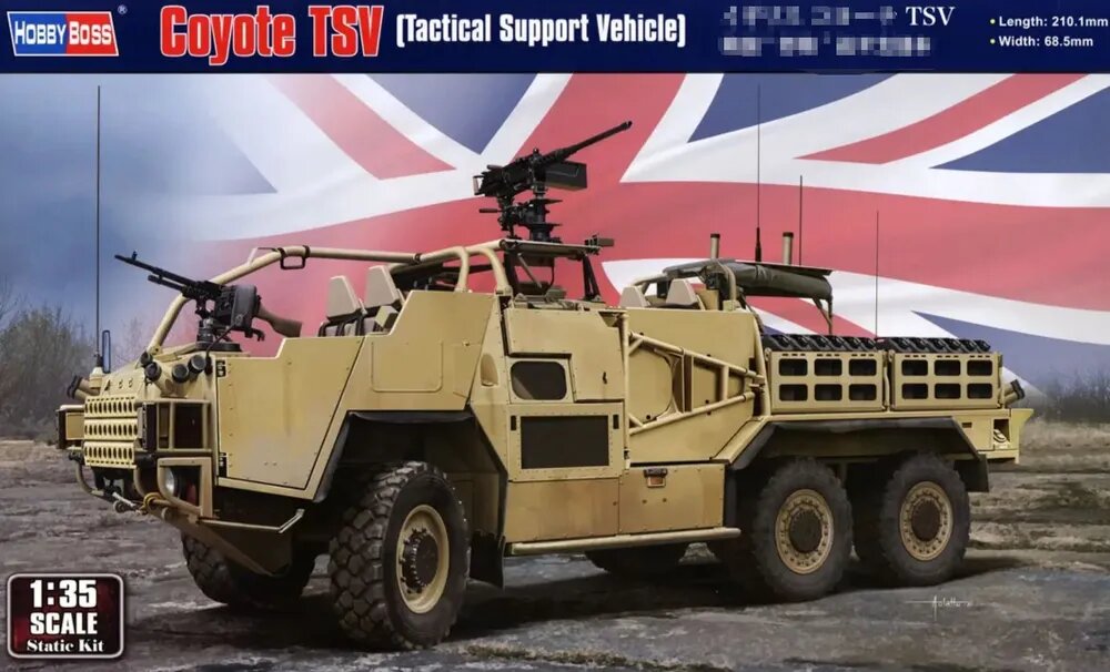 HobbyBoss 84522 1/35 Британский койот TSV Модель сборки бронетранспортеров