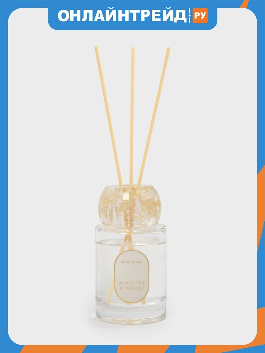 Ароматический диффузор Anna Lafarg Flowerhead White tea & Neroli 100 мл (ANLAF-TL2585)