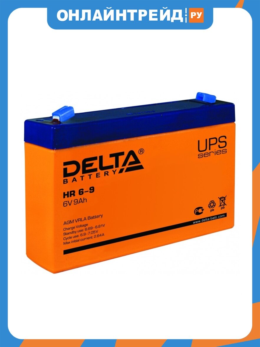 Аккумуляторная батарея для ИБП Delta Battery HR 6-9