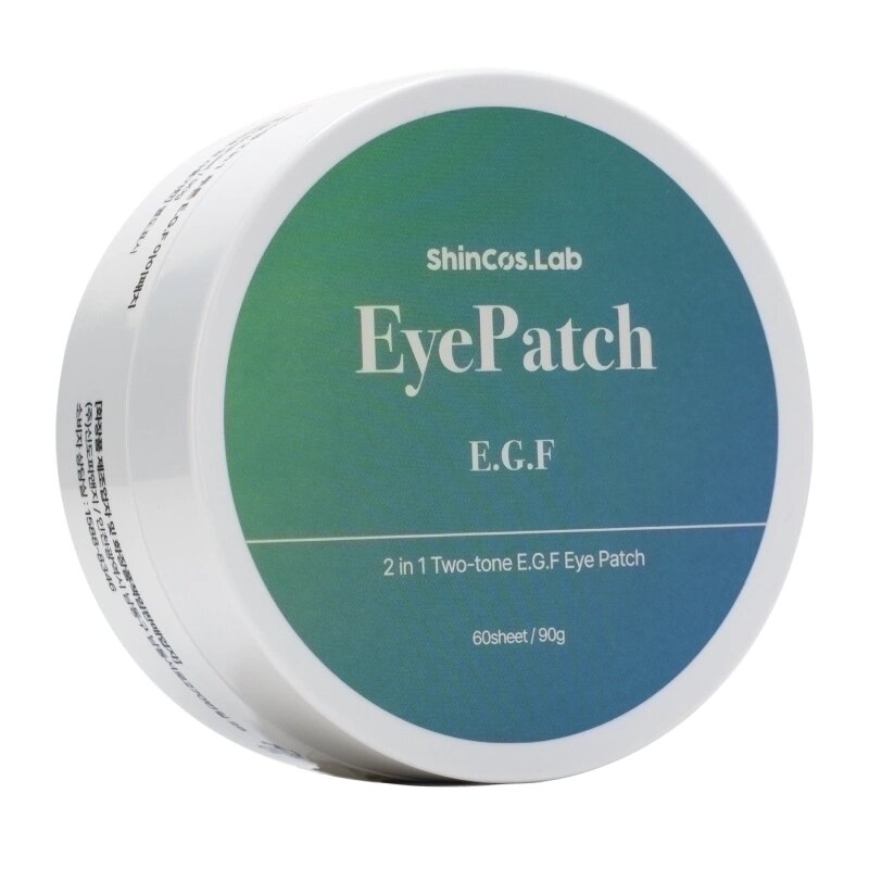 Shincos.lab 2 in 1 Two Tone E.G.F Hydrogel Eye Patch Гидрогелевые патчи с гиалуроновой кислотой и EGF