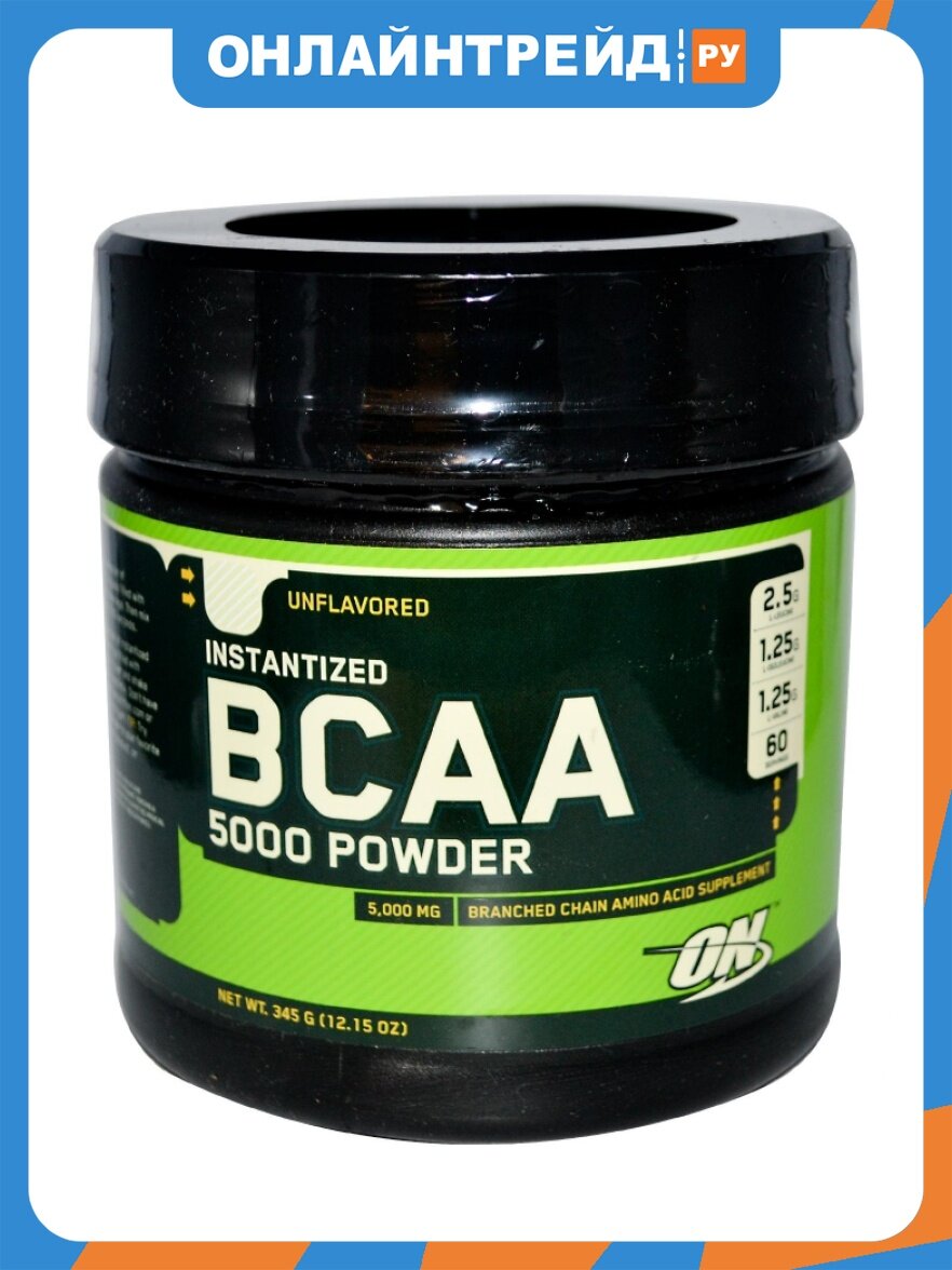 Аминокислоты Optimum Nutrition BCAA 5000 Powder - Unflavored 345г