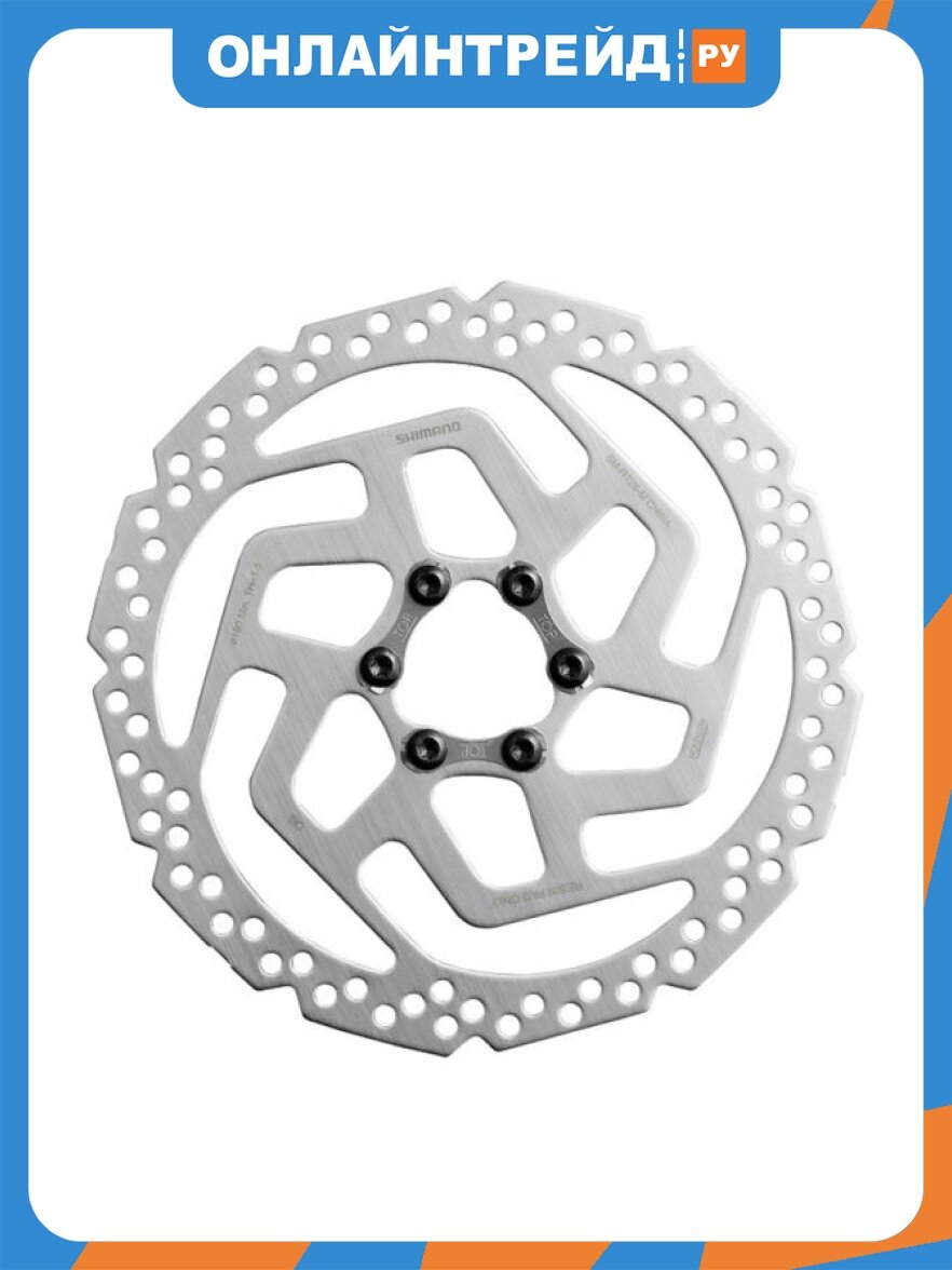 Диск тормозной Shimano RT26, 180мм, 6-болт, только для пластиковых колодок, SM-RT26M
