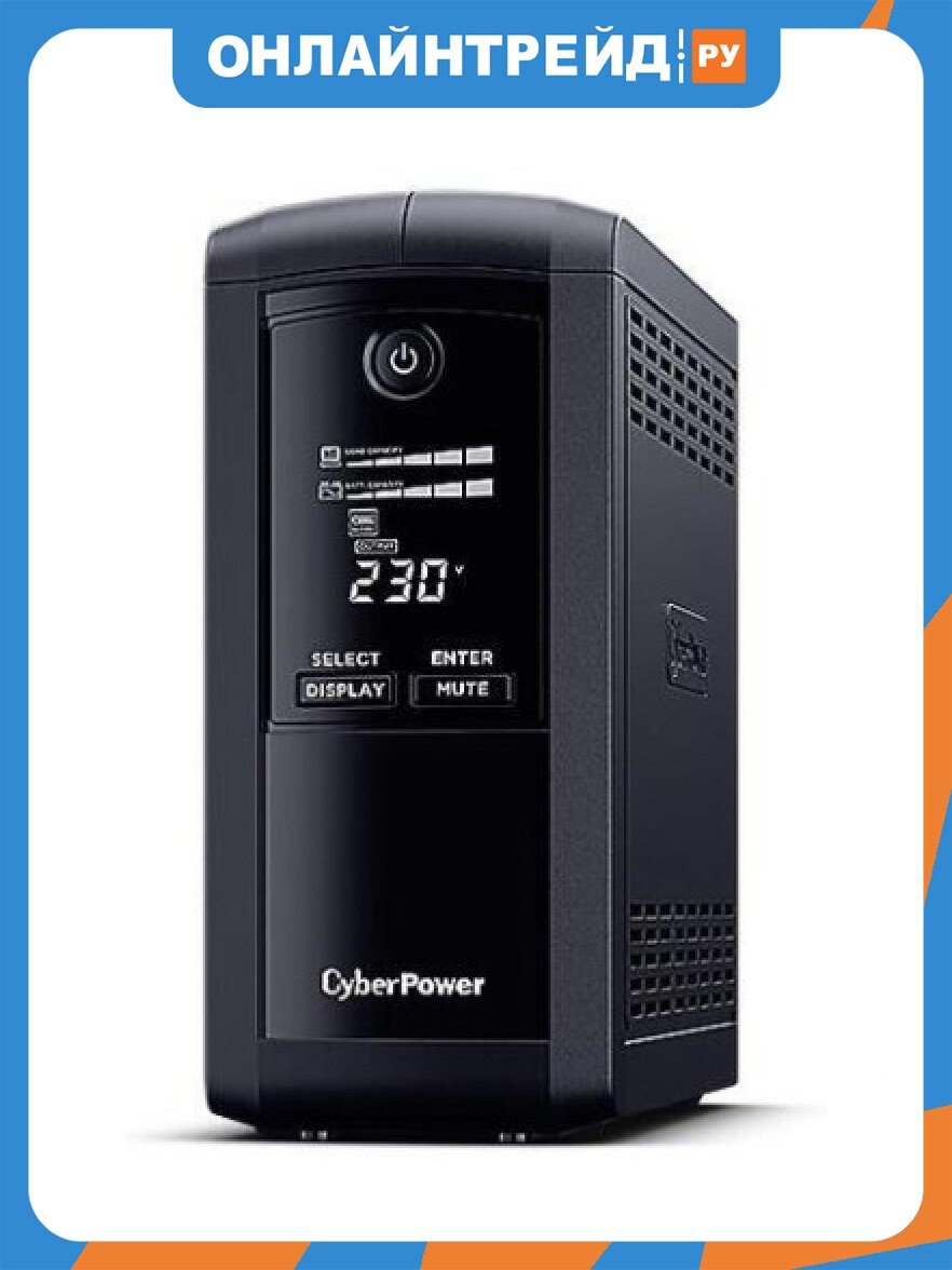 Источник бесперебойного питания Cyberpower VP700ELCD Line-Interactive 700VA/390W