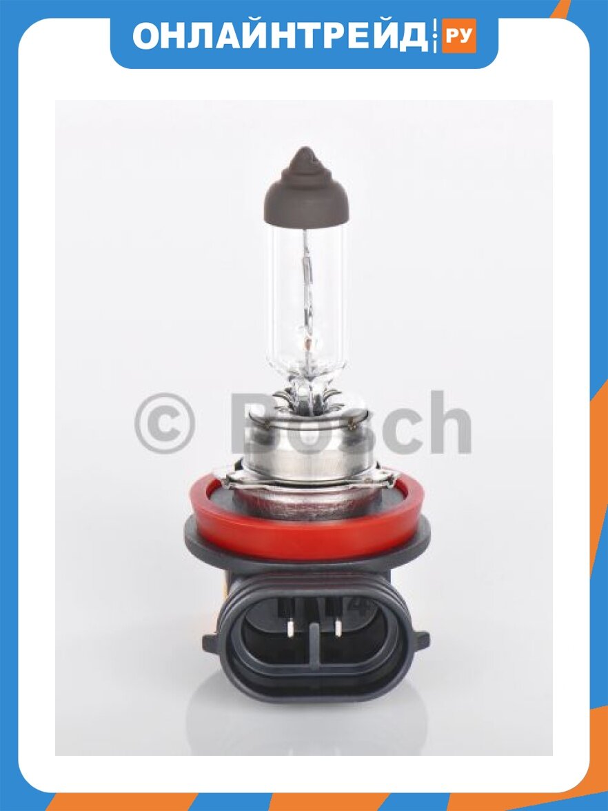 Лампа автомобильная Bosch Н8 35W PGJ19 12V, 1 шт, 1987302081