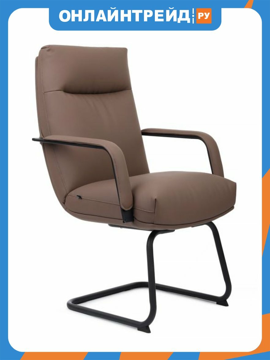 Кресло офисное Riva Chair Otto RCH CV-P001BS Коричневый