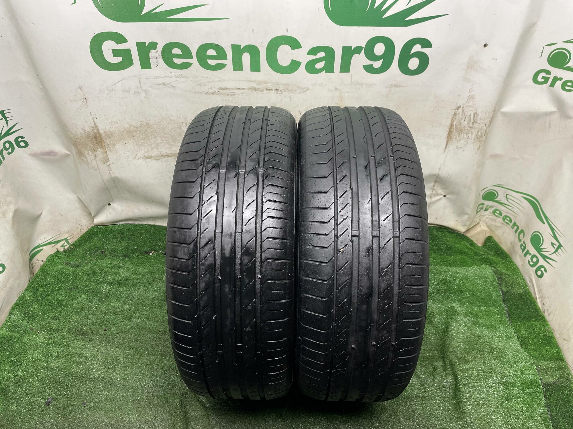 Комплект (2 шт) летних БУ шин Continental ContiSportContact 5 225/50 R17 38% износ SCL869821