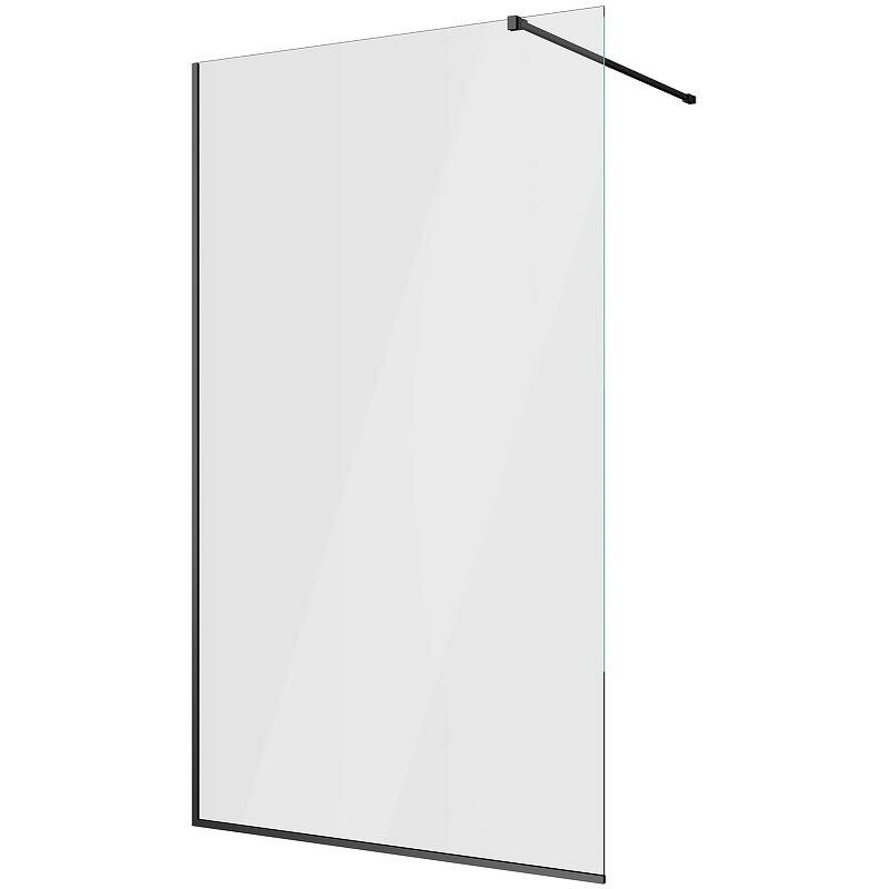 Душевая перегородка Berges Sky Black 80х200 064012 профиль Черный матовый стекло тонированное