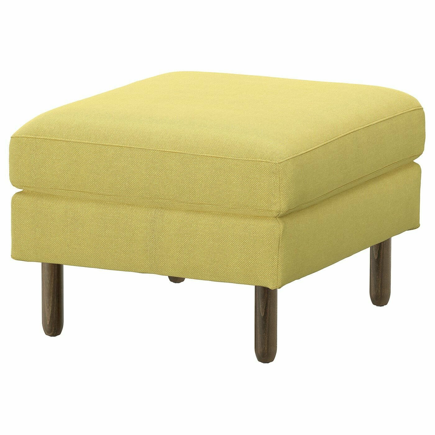 Пуф IKEA SALTSJ BADEN подставка для ног, желтый 296.275.86